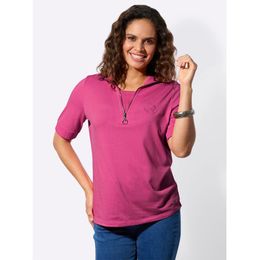 WITT WEIDEN Poloshirt in fuchsia | Gr.: 40