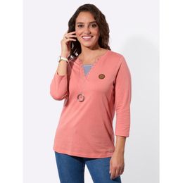 WITT WEIDEN 3/4-Arm-Shirt in flamingo | Gr.: 36