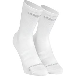 Uhlsport Socke "Id Socks Clean Sheet" in Wei&szlig; | Gr.: 46-50