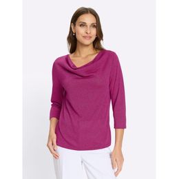 WITT WEIDEN Wasserfallshirt in magenta | Gr.: 40