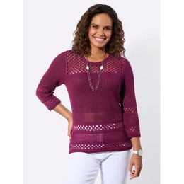 WITT WEIDEN Ajourpullover in malve | Gr.: 40