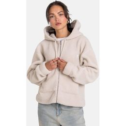 Reell Hoodie "Women Soft Zip Hoodie" in Beige | Gr.: XS