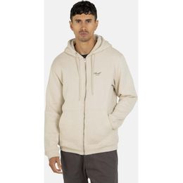 Reell Hoodie "Staple Logo Zip Hoodie" in Wei&szlig; | Gr.: L