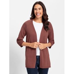 WITT WEIDEN Strickjacke in rotbraun | Gr.: 36