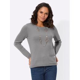 WITT WEIDEN Pullover in steingrau | Gr.: 38
