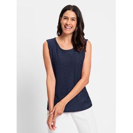 WITT WEIDEN Shirttop in marine | Gr.: 40