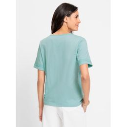 WITT WEIDEN Kurzarm-Shirt in mint | Gr.: 40