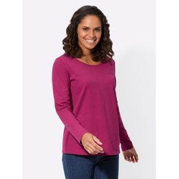 WITT WEIDEN Langarmshirt in fuchsia | Gr.: 36