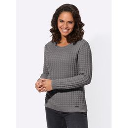 WITT WEIDEN Langarm-Pullover in grau | Gr.: 38