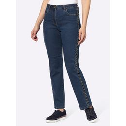 WITT WEIDEN 5-Pocket-Jeans in blue-stone-washed | Gr.: 38