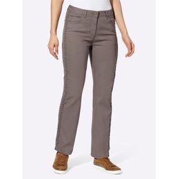 WITT WEIDEN 5-Pocket-Jeans in taupe-denim | Gr.: 20
