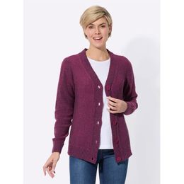 WITT WEIDEN Strickjacke in traube-erika-meliert | Gr.: 38