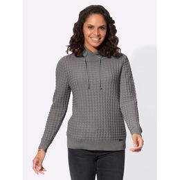 WITT WEIDEN Langarm-Pullover in grau | Gr.: 40