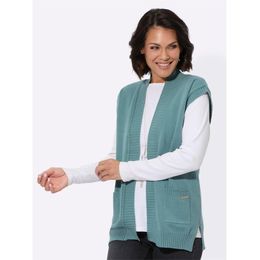 WITT WEIDEN Strickweste in jade | Gr.: 40