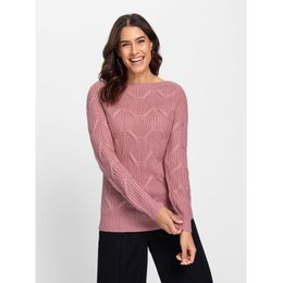 WITT WEIDEN Langarm-Pullover in rosenquarz | Gr.: 40