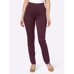 WITT WEIDEN Sweatleggings in burgund | Gr.: 40