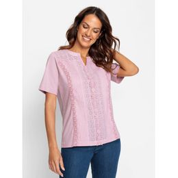 WITT WEIDEN Kurzarmshirt in rosé | Gr.: 38