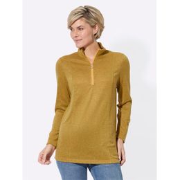 WITT WEIDEN Longshirt in ocker-meliert | Gr.: 46