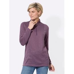 WITT WEIDEN Longshirt in violett-meliert | Gr.: 40