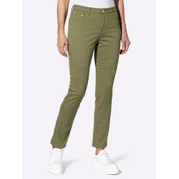 WITT WEIDEN 5-Pocket-Jeans in khaki | Gr.: 23