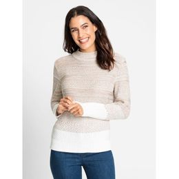WITT WEIDEN Pullover in sesam-ecru-meliert | Gr.: 42