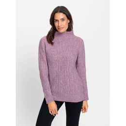WITT WEIDEN Langarm-Pullover in orchidee-meliert | Gr.: 40