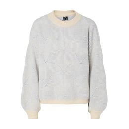 Pieces Pullover 'PCJenna' Damen Größe XS beige / pastelllila