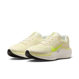 Laufschuh Nike "AIR WINFLO 11", Herren, Gr. 41, coconut milk, neon gelb, lt zitron, volt, Synthetik, Textil, Schuhe Laufschuh