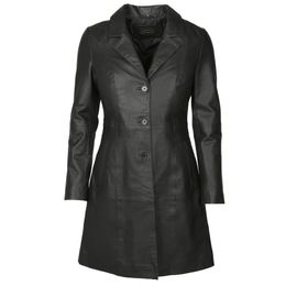 JCC Ledermantel IK14-2 in schwarz | Gr.: 46