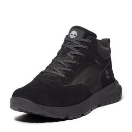 Schnürboots Timberland "VOYAGER PARKMID LACE UP SNEAKER", Gr. 46, schwarz (schwarz suede), Leder, Sportlich, Schuhe, Winterschuhe, Sneakerboots, Winterboots