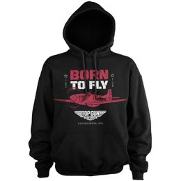 Top Gun Hoodie in Schwarz | Gr.: M