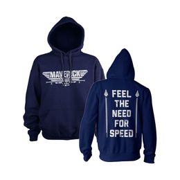 Top Gun Hoodie in Blau | Gr.: M