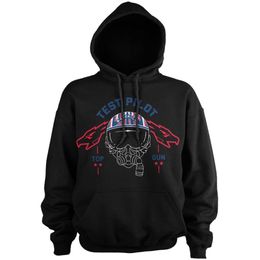 Top Gun Hoodie in Schwarz | Gr.: M