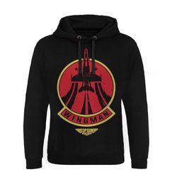 Top Gun Hoodie in Schwarz | Gr.: S