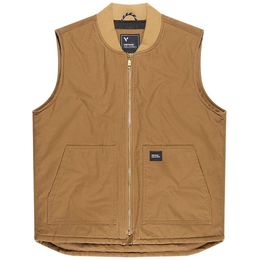Vintage Industries Weste "Hallet Bodywarmer Dark Tan" in Braun | Gr.: M