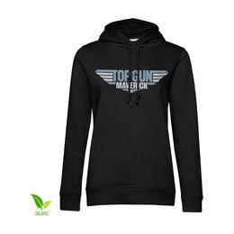 Top Gun Hoodie in Schwarz | Gr.: M