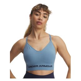 Under Armour Sport-BH "Vanish Seamless Low Bra" in Blau | Gr.: M