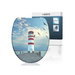 Franz Joseph Schütte Duroplast WC-Sitz LIGHTHOUSE, mit Absenkautomatik | Gr.: onesize