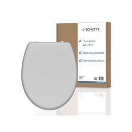 Franz Joseph Schütte Duroplast WC-Sitz GREY, mit Absenkautomatik und Schnellverschluss | Gr.: onesize