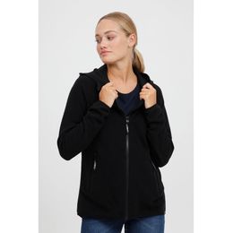 oxmo Fleecejacke OXFinja in Schwarz | Gr.: M
