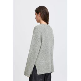 b. young BYNELLO ONECK JUMPER - loose fit in Mid Grey Melange | Gr.: XL
