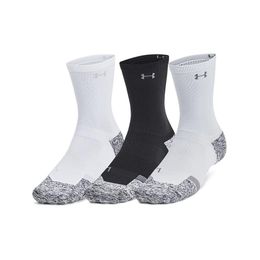 Under Armour Socke "Unisex Ua Ad Pro 3Pk Mid" in Schwarz | Gr.: L