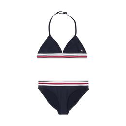 Tommy Hilfiger Badeanzug M&auml;dchen Gr&ouml;&szlig;e 146 navy / rot / wei&szlig;