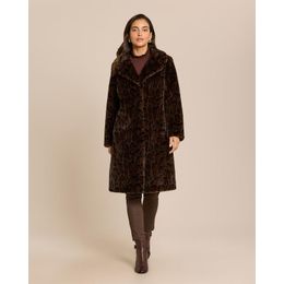 Judith Williams Webpelzmantel mit Leo Print