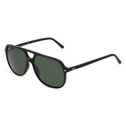Ray-Ban RB 2198 | Unisex-Sonnenbrille | Fassung: Vollrand, Quadratisch, Acetat, Schwarz | Glasfarbe: G15