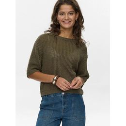 Nümph NÜMPH Pullover 'NUMIRANDI' Damen Größe M oliv