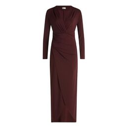 Vera Mont Kleid Damen Gr&ouml;&szlig;e 34 dunkelrot Winterkleid