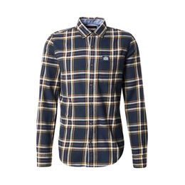 Superdry Button Up Shirt male Blue size XXXL