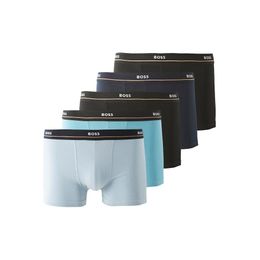 BOSS Boxershorts Herren Größe XXL navy / pastellblau / hellblau / schwarz