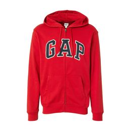 GAP Sweatjacke 'HERITAGE' Herren Gr&ouml;&szlig;e XL dunkelblau / knallrot / wei&szlig;